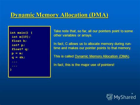 Презентация на тему Pointers Part Ii Dynamic Memory Allocation