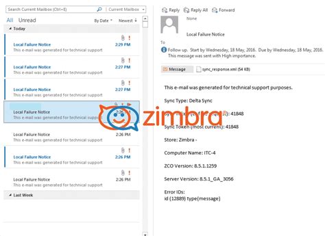 How To Troubleshoot Zimbra Local Failure Message Under Outlook Data Recovery Service Data