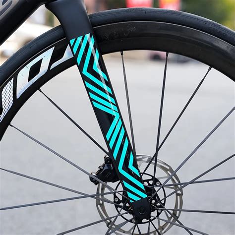 Road Bike Front Fork Sticker Decals Bicycle Waterproof Scratch