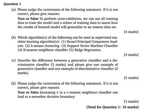 solved uestion 1 a please judge the correctness of the