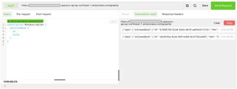Cli上でappsyncのsubscriptionを試してみる
