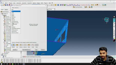 Abaqus Software Validation Creating Intraction In Abaqus Fea Tutorials Abaqus Cae Youtube