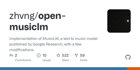 Github Zhvngopen Musiclm Implementation Of Musiclm A Text To Music Model Published By