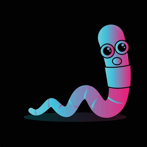 The Illustration Of Worm Gradient 48084038 Vector Art At Vecteezy