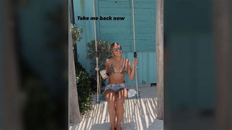 Tate Mcrae Drops Jaws In String Bikini On Vacation Steamy Photos