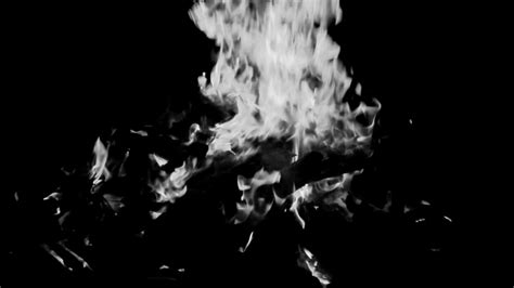 Black And White Fire Wallpaper