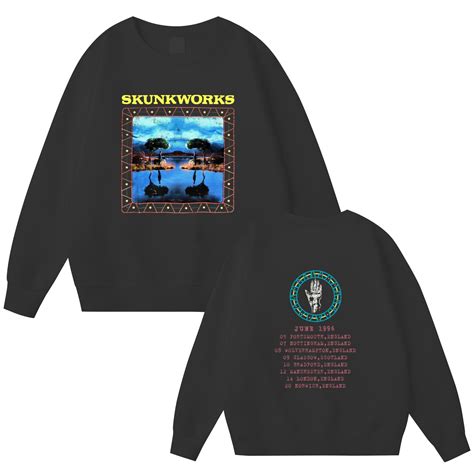 Vintage Skunk Works Merch Double Sided Sweatshirts Double Sided