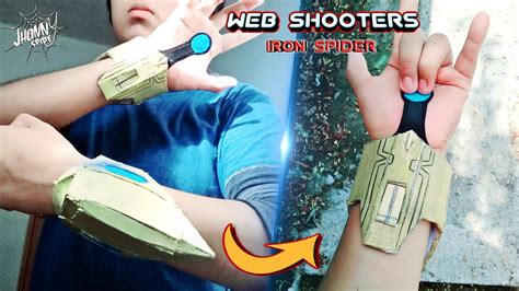 ¿como Hacer Web Shooters Lanza TelaraÑas De Iron Spider Youtube
