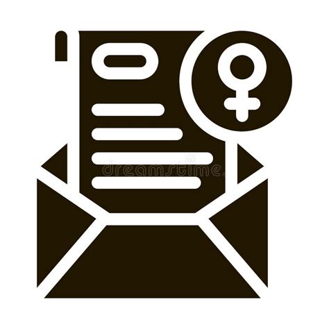 Message Letter Icon Vector Glyph Illustration Stock Vector Illustration Of Internet Globe