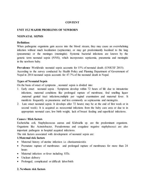 Levels Of Neonatal Care Iiiiiipptx