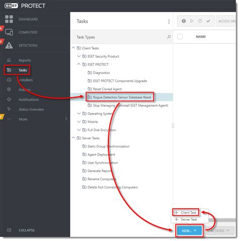 מציאת תחנות לא מנוהלות על ידי ממשק הניהול