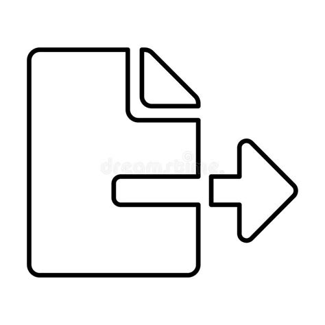 Export XML To PDF Icon File Document Symbol Stock Vector Illustration Of Creative Arrow