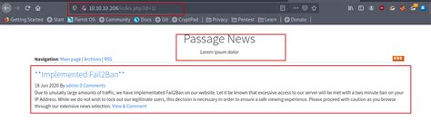 Hackthebox Passage Writeup Whatinfotech