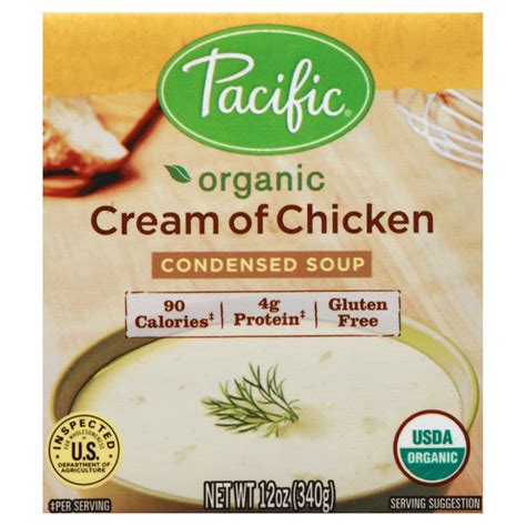 Pacific Foods Soup Condensed Cream Of Chicken Organic 12 Oz