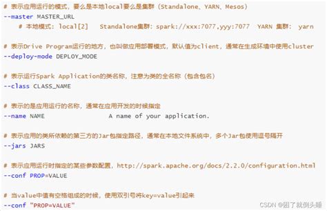 摸鱼大数据——spark基础——spark Submit命令spark Submit 命令 Csdn博客
