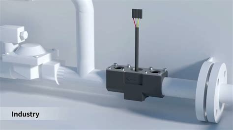 Ultrasonic Flow Sensor For Water Flow Measurement In Industrial Equipment And Irrigation System
