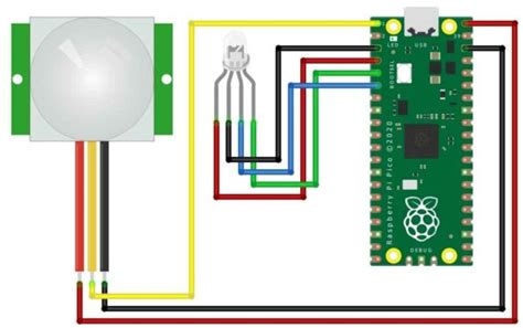 Interfacing Pir Motion Sensor With Raspberry Pi Pico