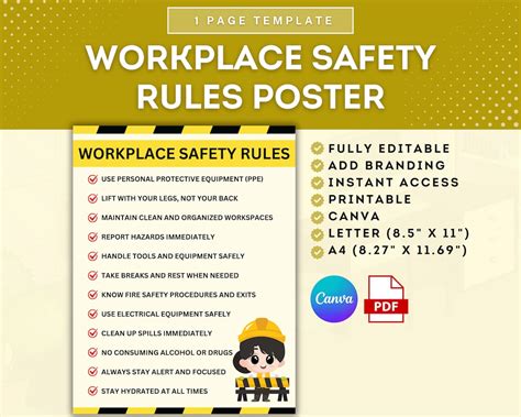 Workplace Safety Posters Free Download