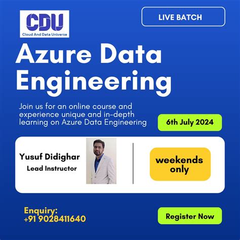 Yusuf Didighar On Linkedin Enroll In New Azure Data Engineering Batch
