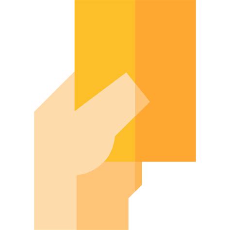 Red Card Basic Straight Flat Icon