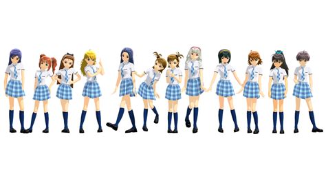 Mmd School Idol Master By Celestcsilvari On Deviantart