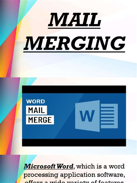 Mail Merging Lesson Pdf