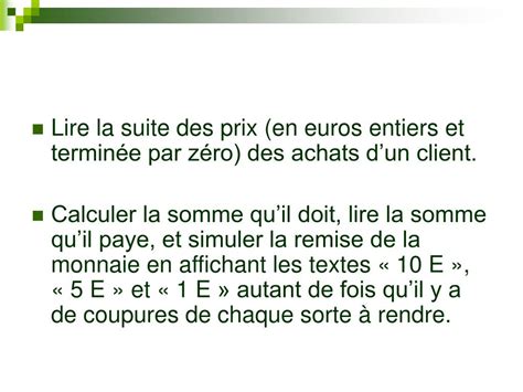 Ppt Exercices Algorithmiques Powerpoint Presentation Free Download