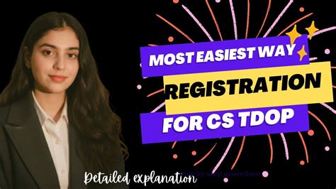 How To Register For Cs Tdop Registration Process For Cs Tdop Apply