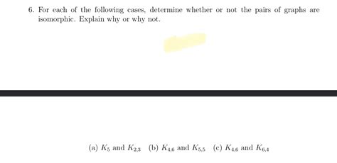 Solved For Each Of The Following Cases Determine Whether Or Chegg Com
