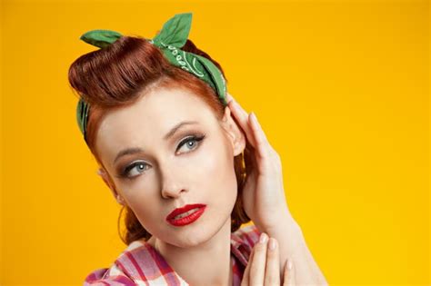 Pinup Girl Premium Photo