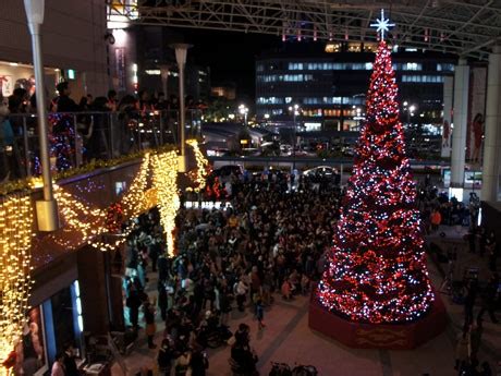 アミュプラザ鹿児島でクリスマスイルミネーション点灯－4年ぶりに大ツリー復活 鹿児島経済新聞
