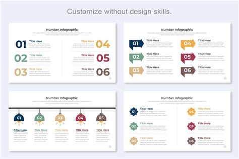 Powerpoint Number Infographic Ppt Design Template Presentation