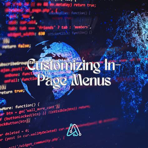 Wix Editor Managing And Customizing In Page Menus