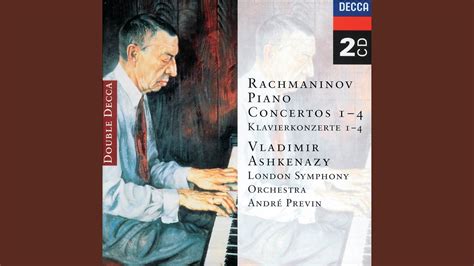 Vladimir Ashkenazy Rachmaninoff Piano Concerto No 2 In C Minor Op