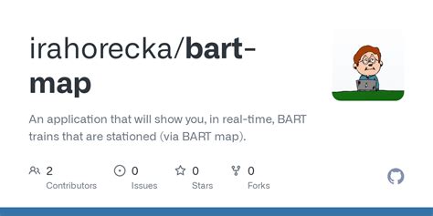 Github Irahorecka Bart Map An Application That Will Show You In Real Time Bart Trains That