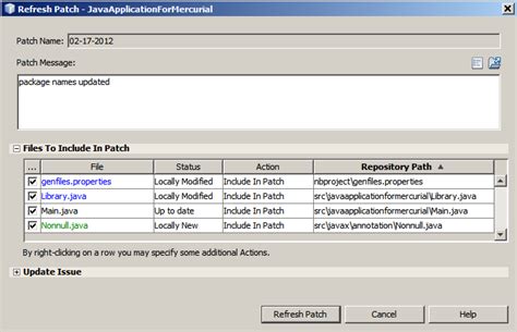 Using Support For Mercurial Queues In Apache Netbeans