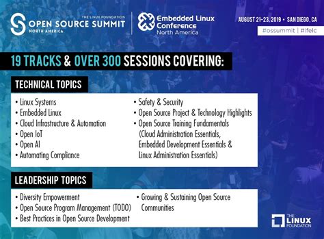 Open Source Summit To Include Embedded Linux Conference Bring Together Both Technical And