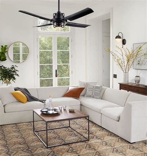 Peregrine Industrial Led Ceiling Fan Rejuvenation Wall Lamp Led