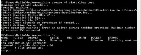 Docker Machine Error Could Not Find Matching Ip For Mac Address On