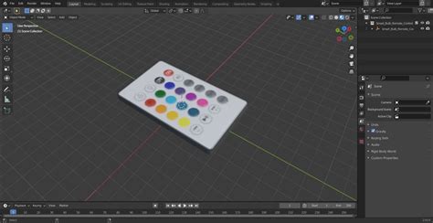 Smart Bulb Remote Control 3d Model 24 Blend C4d 3ds Fbx Max Ma
