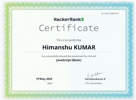Passed Hackerrank Skill Badge For Java Himanshu Kumar Posted On The Topic Linkedin
