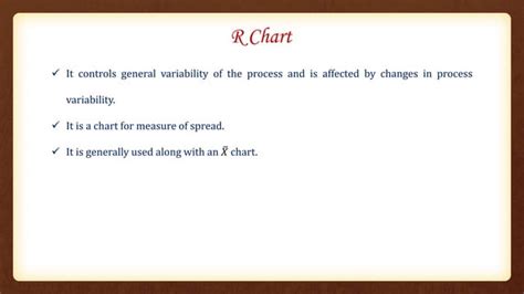 X Chart And R Chart Pptx
