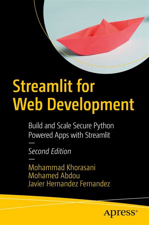 Streamlit For Web Development Mohammad Khorasani 9798868818257