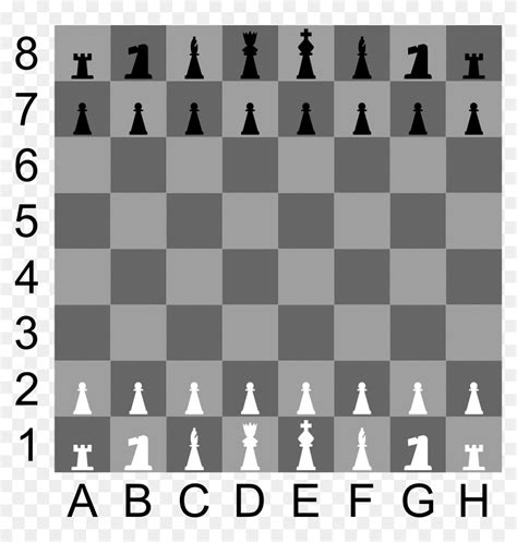 2d Chess Set Chess Board Rows And Columns HD Png Download 800x800 2575886 PinPng