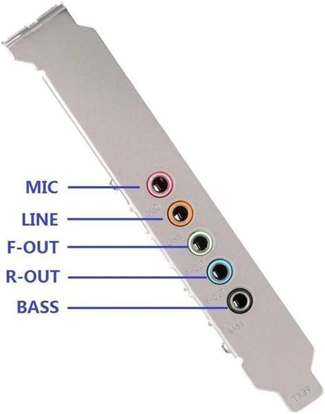 Bonaever Pcie Sound Card 5 1 Internal Sound Card For Pc Windows 11 10 8