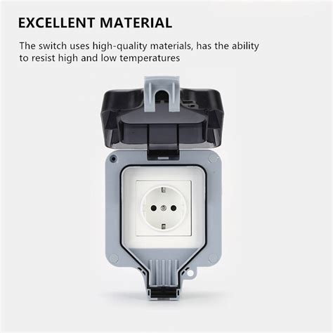 Ip66 6 Weatherproof Waterproof Outdoor Wall Power Grandado