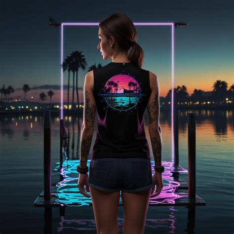 Container Cranes At Sunset Premium AI Generated Image