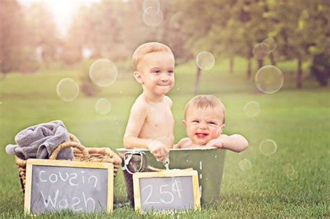 Rub A Dub Dub Two Cousins In A Tub Haley Rosa Photography