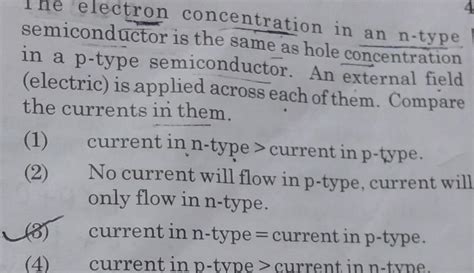 [answered] He Electron Concentration In An N Type Semiconductor Is The Kunduz