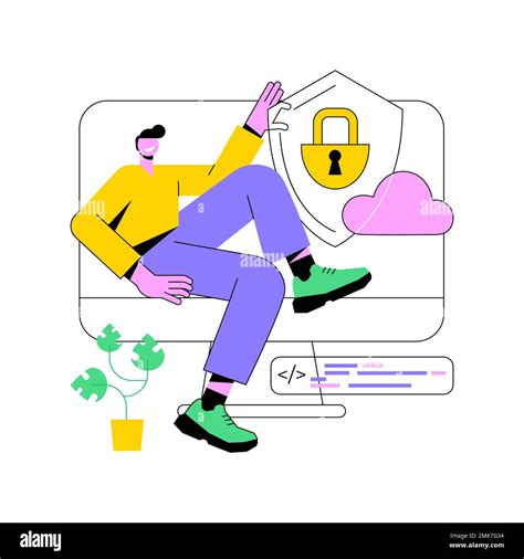 Data Privacy Abstract Concept Vector Illustration Internet Privacy Policy Information Safety